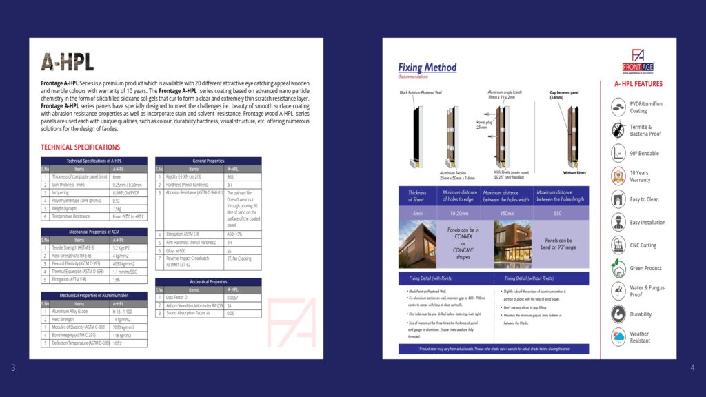 Aluminium HPL Sheets
