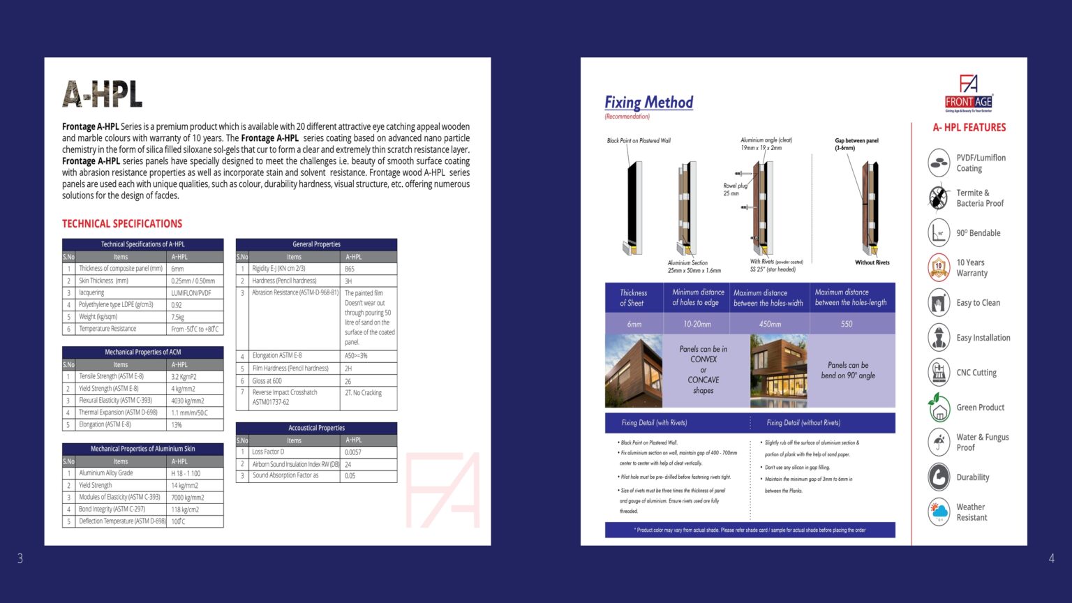 Aluminium HPL Sheets